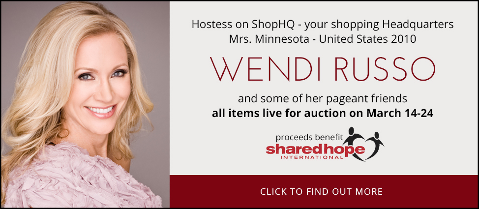 Mrs. Minnesota and ShopHQ Host Holds Auction for Shared Hope - Shared ...