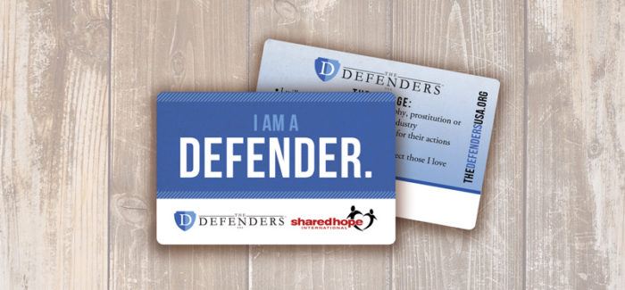 Receive a Pledge Card! - Shared Hope International